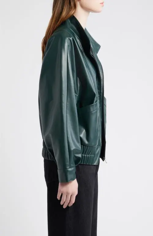 Dra Paulina Oversized Faux Leather Jacket