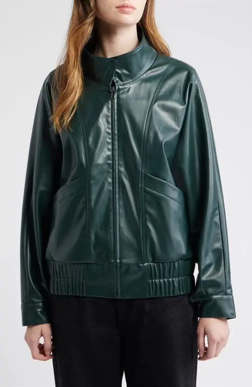 Dra Paulina Oversized Faux Leather Jacket