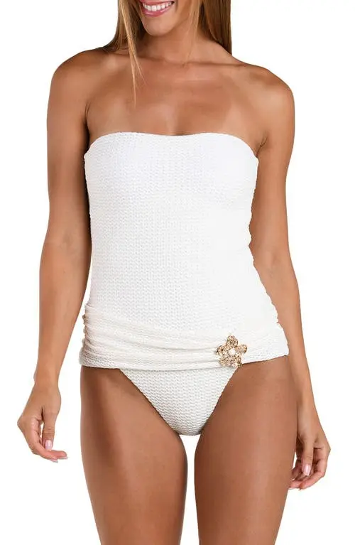 SUNSHINE 79 Flora Flair One-piece Swimsuit - Ivory