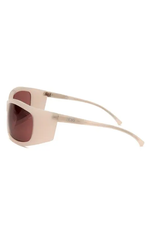 Dezi Slim Thique Wrap Sunglasses - Cream/burnt Orange