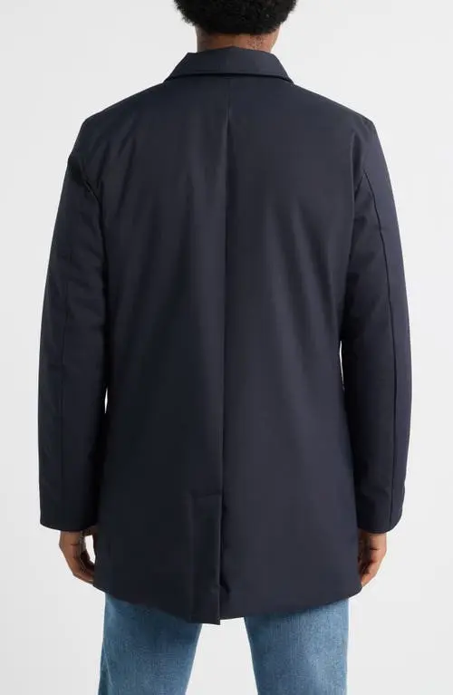 SAVE THE DUCK Sid Twill Jacket With Removable Hood - Blue Black