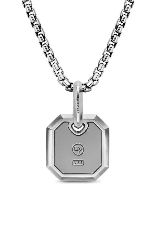 David Yurman Faceted Amulet - Silver Dome