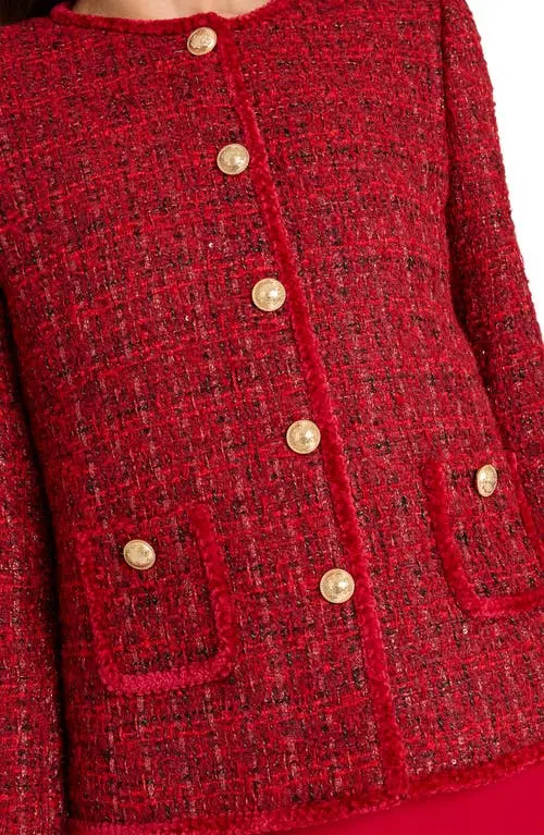 TAHARI ASL Tailored Bouclé Jacket