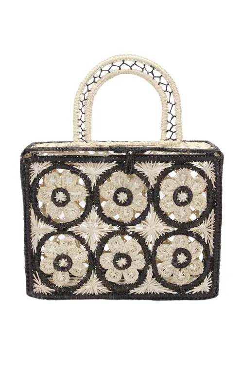 AMAZÓNICA Siena Handbag - Beige/black
