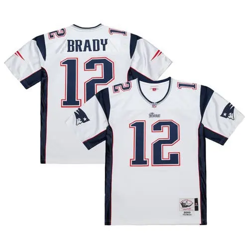 Mitchell & Ness Tom Brady 2000 Authentic Jersey - White