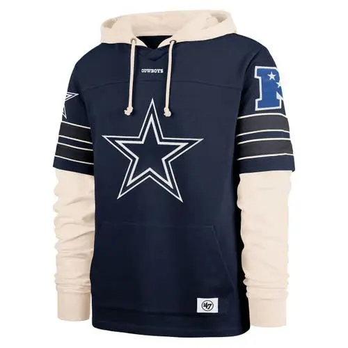 '47 47 Dallas Cowboys Split Zone Cornerback Duo Hoodie