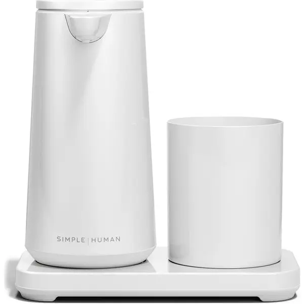 SIMPLEHUMAN Rechargeable Sensor Pump Foam Soap Dispenser With Caddy Cup - None