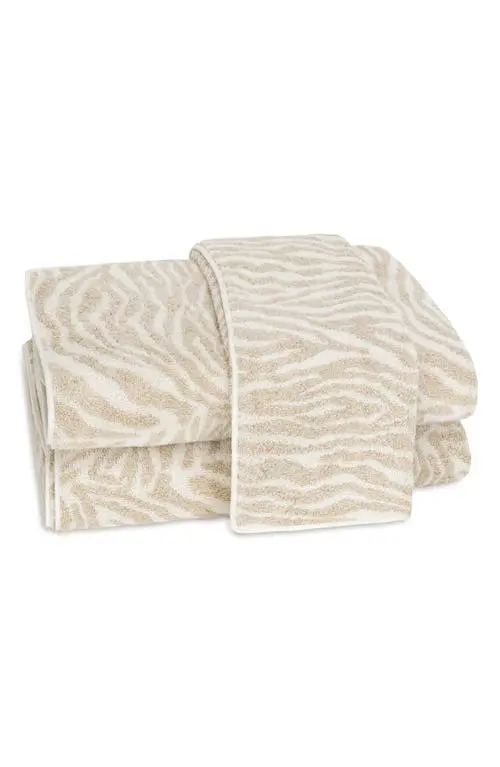 MATOUK Regine Zebra Stripe Cotton & Linen - Sand