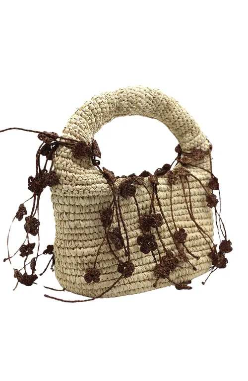 AMAZÓNICA Kuro Toquilla Straw Handbag
