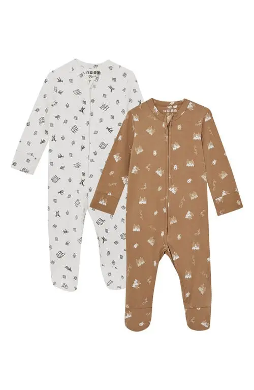 REISS Joy Set Of Two Footies - Neutral