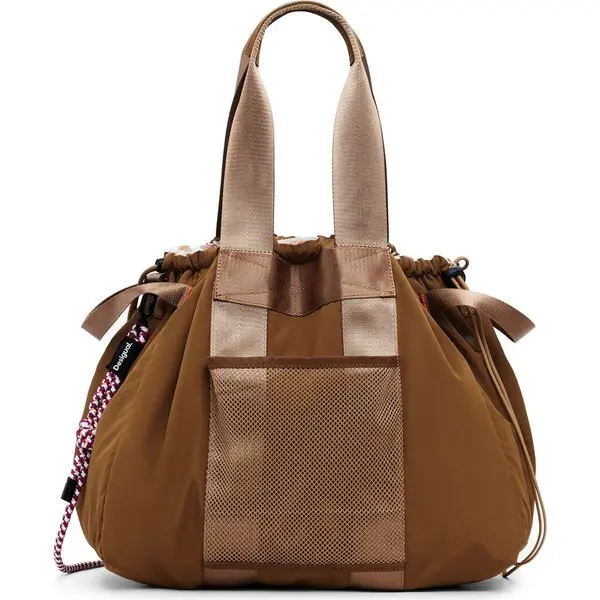 Desigual Nylon Shopper - Medium Brown