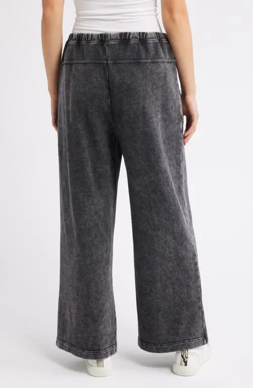 CITY BLUES Drop Waist Lounge Pants - Black