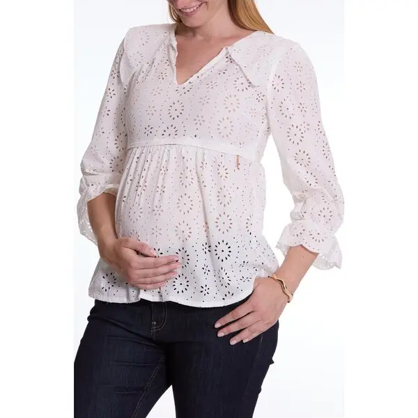 CACHE COEUR Clothilde Maternity And Nursing Blouse