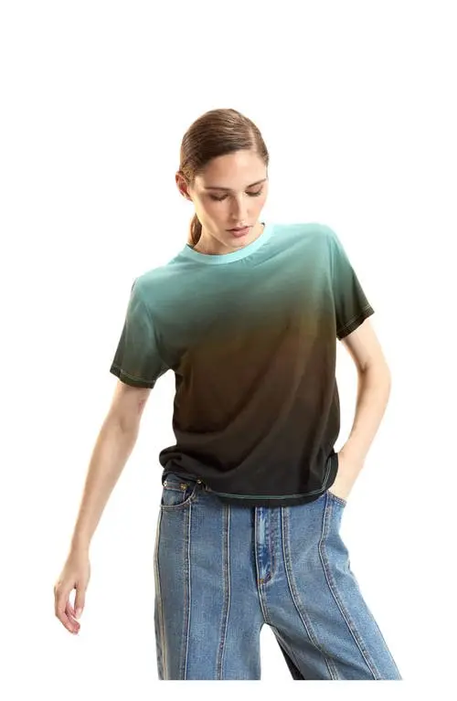 Cynthia Rowley Everyday Tee - Blue Gradient