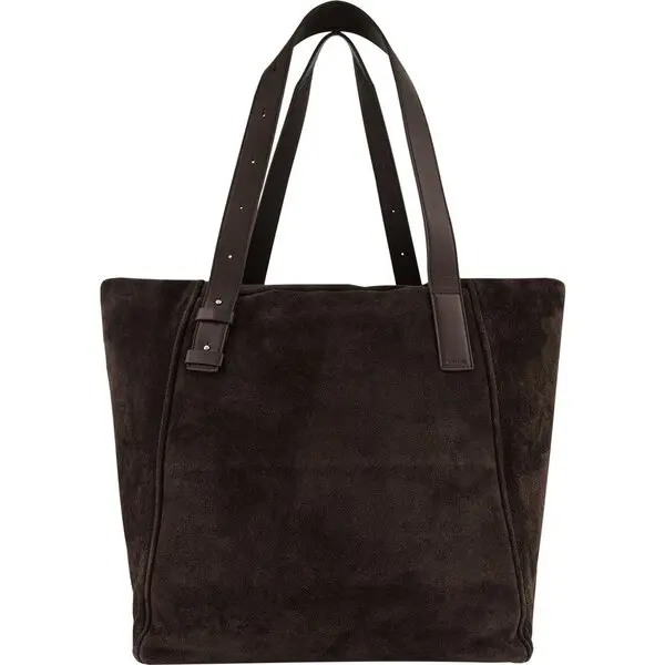 Vince Westmore Xl Suede Tote - Tobacco