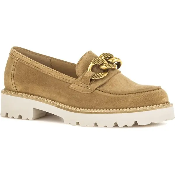 Gabor Platform Bit Loafer - Lion