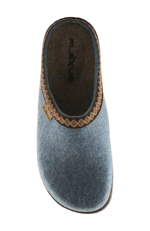 SPRING STEP SHOES Snuggee Wool Clog - Denim Blue