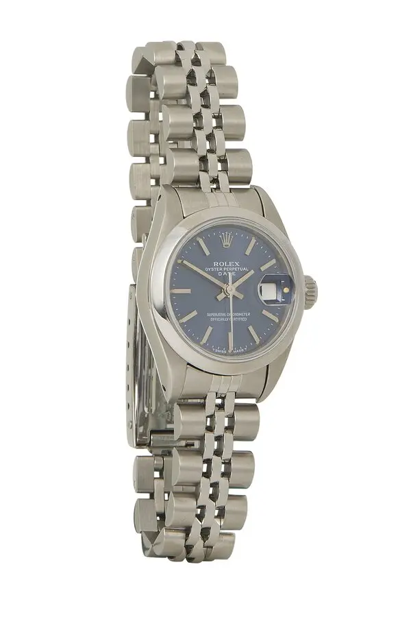 Rolex Stainless Steel Oyster Perpetual Datejust - Blue