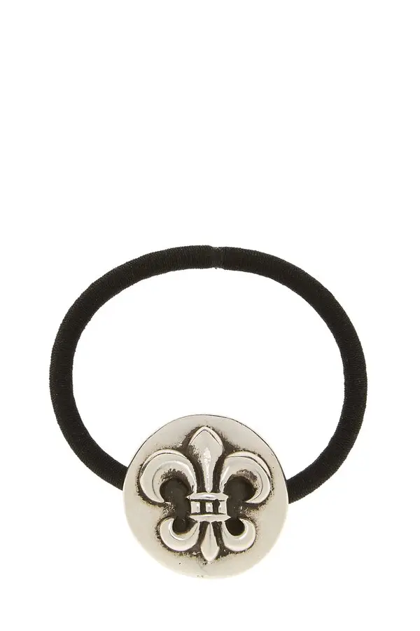 Chrome Hearts Sterling Bs Fleur-de-lis Hair Tie - Silver