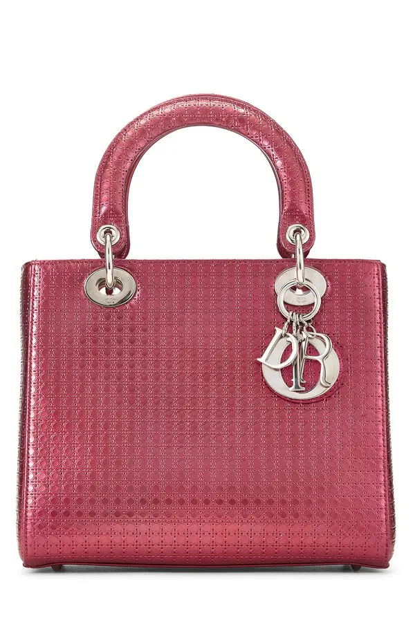 Dior Micro Cannage Quilted Calfskin Lady