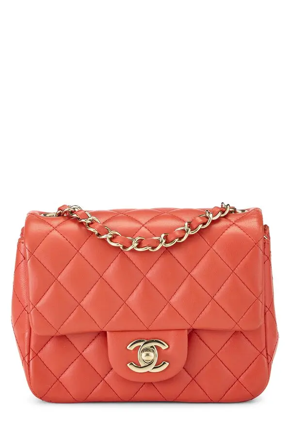 Chanel Lambskin Square Flap