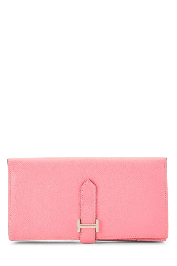 Hermès Bearn Wallet - Pink