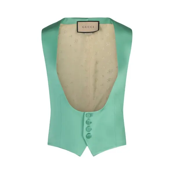 Gucci Scoopneck Tailored Vest