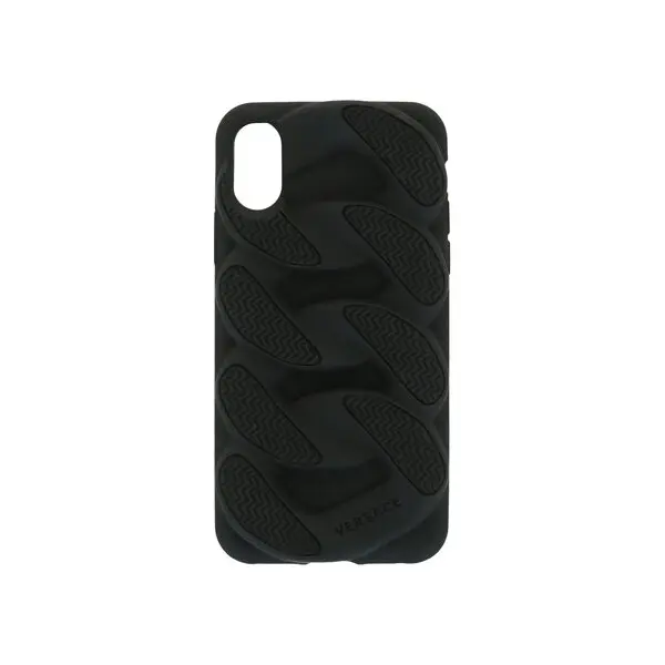 Versace Silicone Chain Reaction Iphone X Case - Black