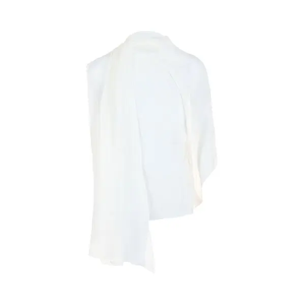 FERRAGAMO Asymmetrical Shawl Blouse