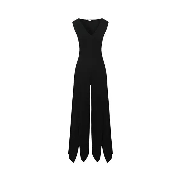 Stella McCartney Compact Knit Jumpsuit - Black