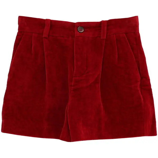 Gucci Pleated Velvet Shorts