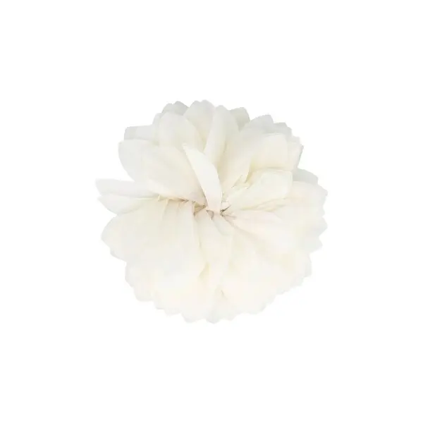 Gucci Flower Silk Brooch - White