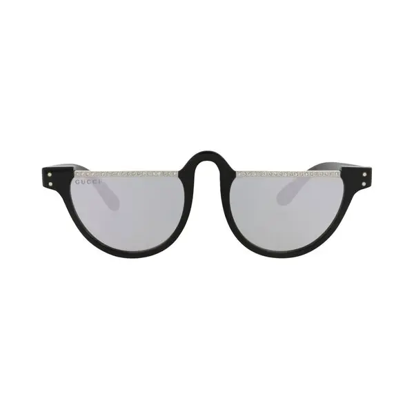 Gucci Round Frame Sunglasses - Black
