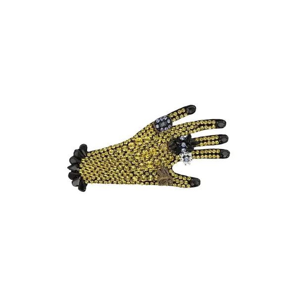 Gucci Hand Brooch - Gold