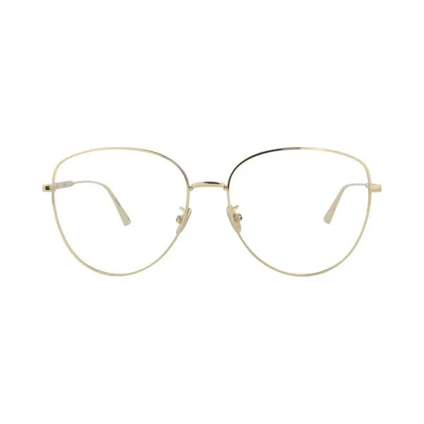 Dior Metal Optical Round Frames - Gold