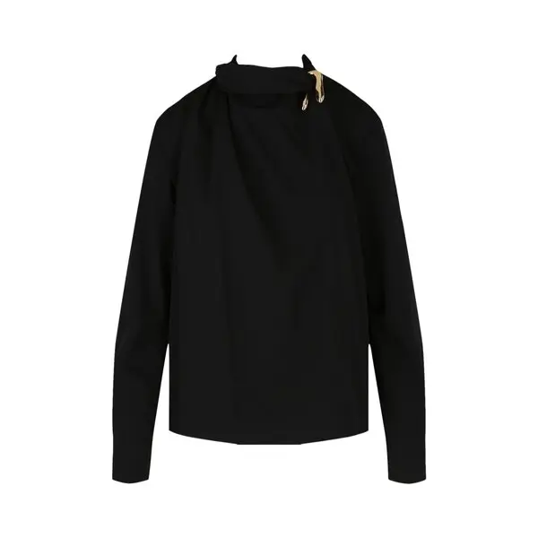 Bottega Veneta Draped Blouse 'nero - Black