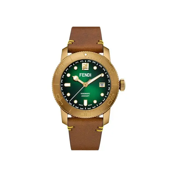 Fendi Aqua Automatic Diver Watch - Copper