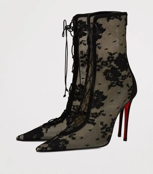 CHRISTIAN LOUBOUTIN Km Lace Booties