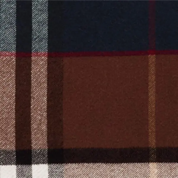 Burberry Cashmere Contrast Check Scarf - Blue
