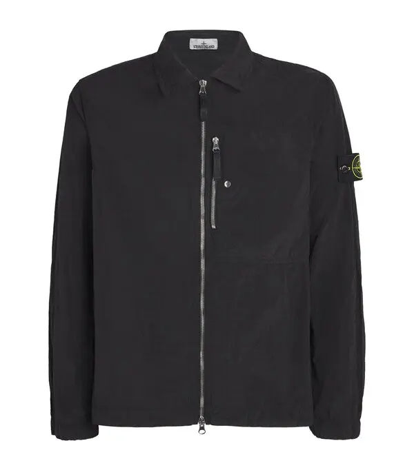 Stone Island Nylon Compass Oversized Shirt Jacket