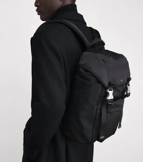 Sandro Logo Backpack - Black