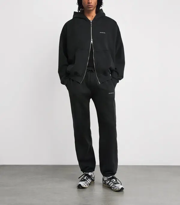 COLE BUXTON Cotton Mini Logo Sweatpants