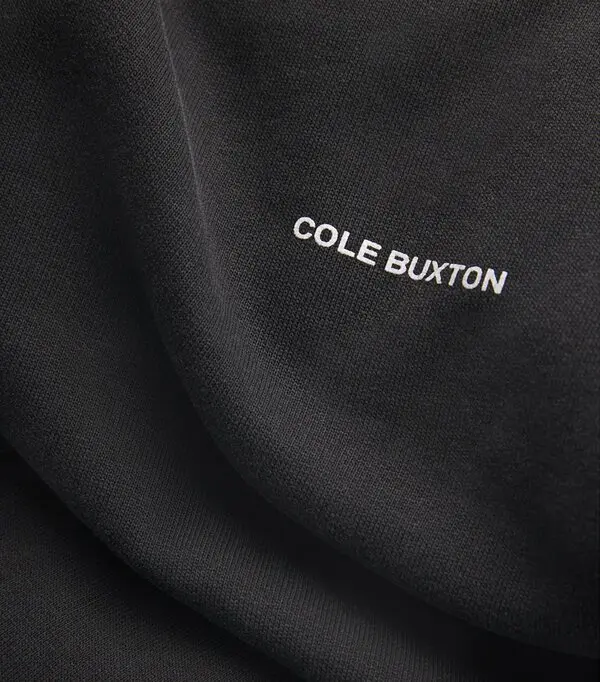 COLE BUXTON Cotton Mini Logo Sweatpants