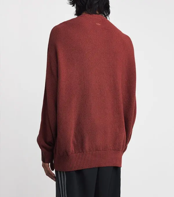 Adidas Originals X Song For The Mute Cotton Knit Button Sweater