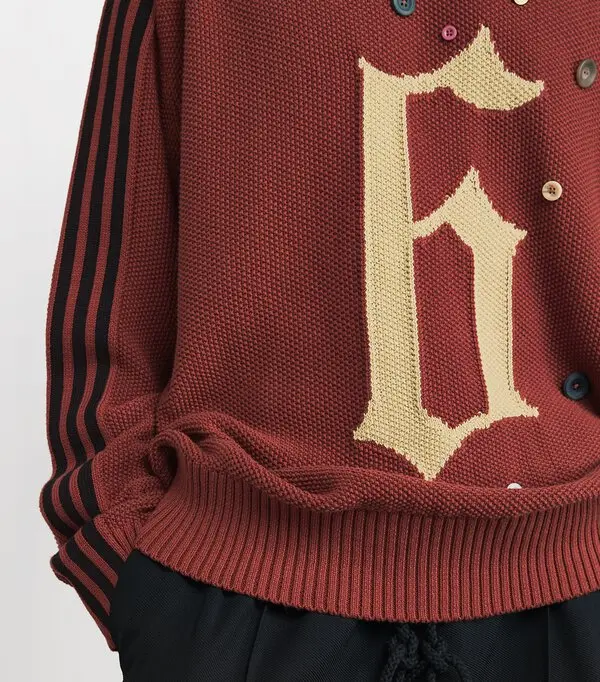 Adidas Originals X Song For The Mute Cotton Knit Button Sweater