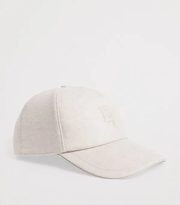 Eleventy Wool-cashmere-silk Baseball Cap