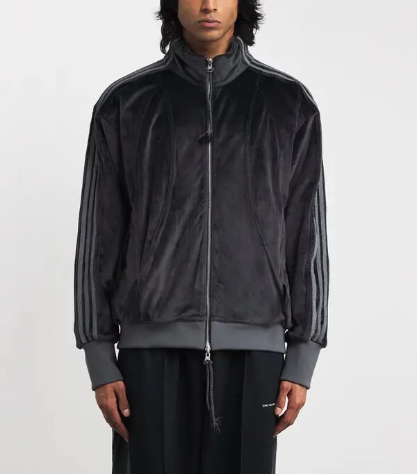 Adidas Originals X Song For The Mute Velvet Track Jacket - Black