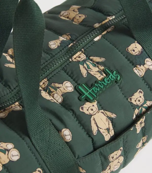 Harrods Quilted Henry Bear Duffle Bag