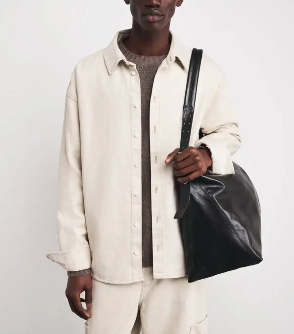 LEMAIRE Calfskin Belted Tote Bag
