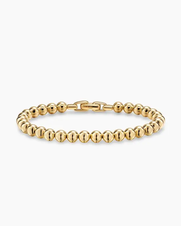 David Yurman Spiritual Beads Bracelet In 18k Yellow Gold - All 18k Yellow Gold